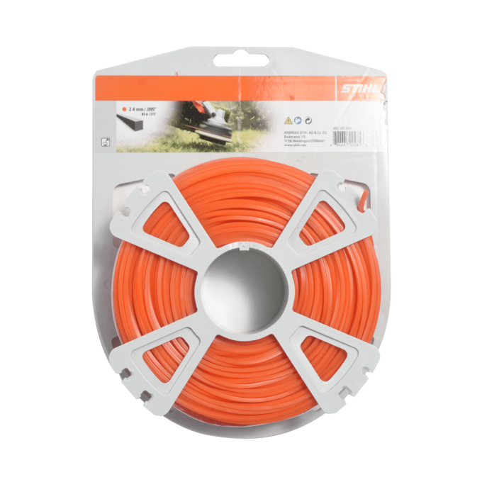 Stihl - Nylon Line 2.4mm/ .095" Square - 1lb 2.4mm 285ft/87mm - FT Farfan Shop