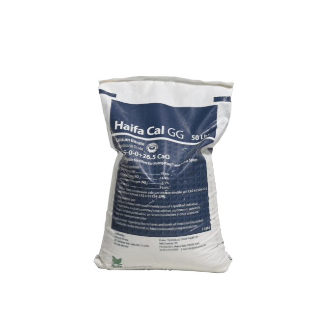 Haifa - Calcium Nitrate 50 Lb 15.5-0-0 - G/House Grade Fertilizer - FT ...