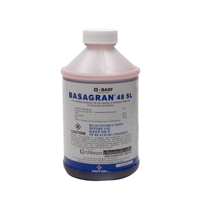 Basf - Basagran Herbicide 250 Ml - 48 Sl Nutgrass & Watergrass - FT ...