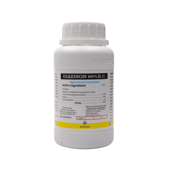 - Diazinon Insecticide 250 Ml - 60 Ec Broad Spectrum Residual - FT Farfan Shop