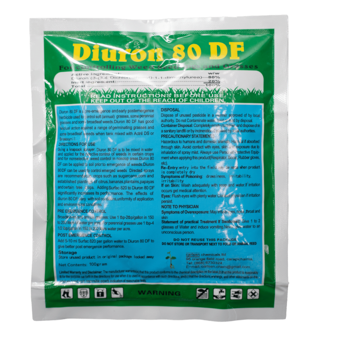 - Diuron Herbicide 100 Gram - 80 Df Pre Emergent - FT Farfan Shop